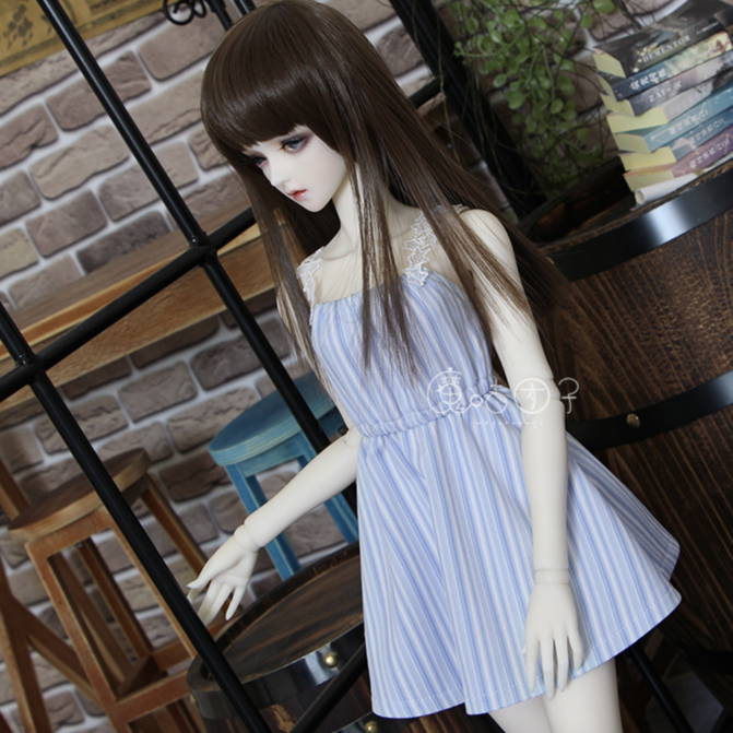 ブルーストライプナッシーワンピース【MSD/MDD】（MSD・MiniDD）｜DOLK（ドルク）