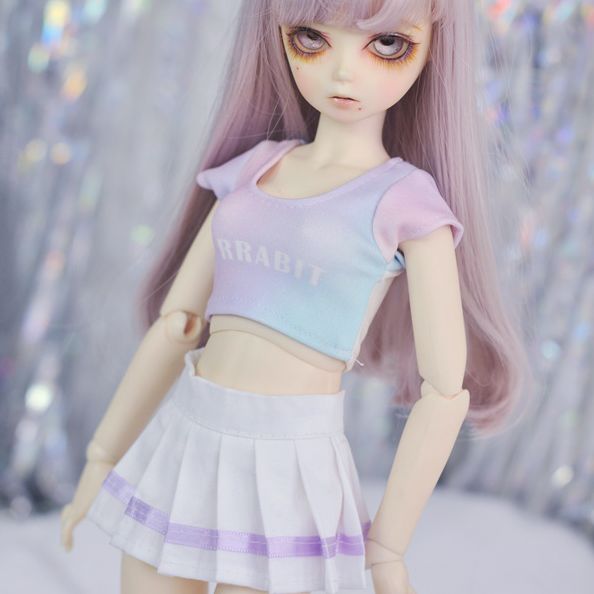 [1/4 MSD MDD] Cheer Up! Dress Set - UC001 2106 (Colorful Cloudy)（MSD・MiniDD）｜DOLK（ドルク）