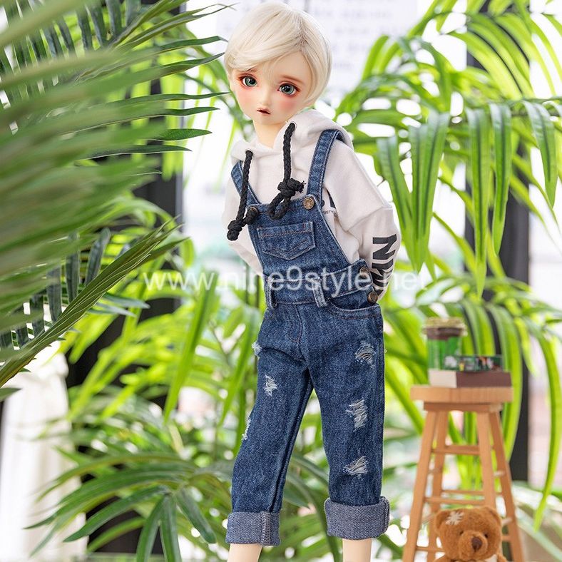 [MSD]Wide long overalls(Blue jean) （MSD・MiniDD）｜DOLK（ドルク）