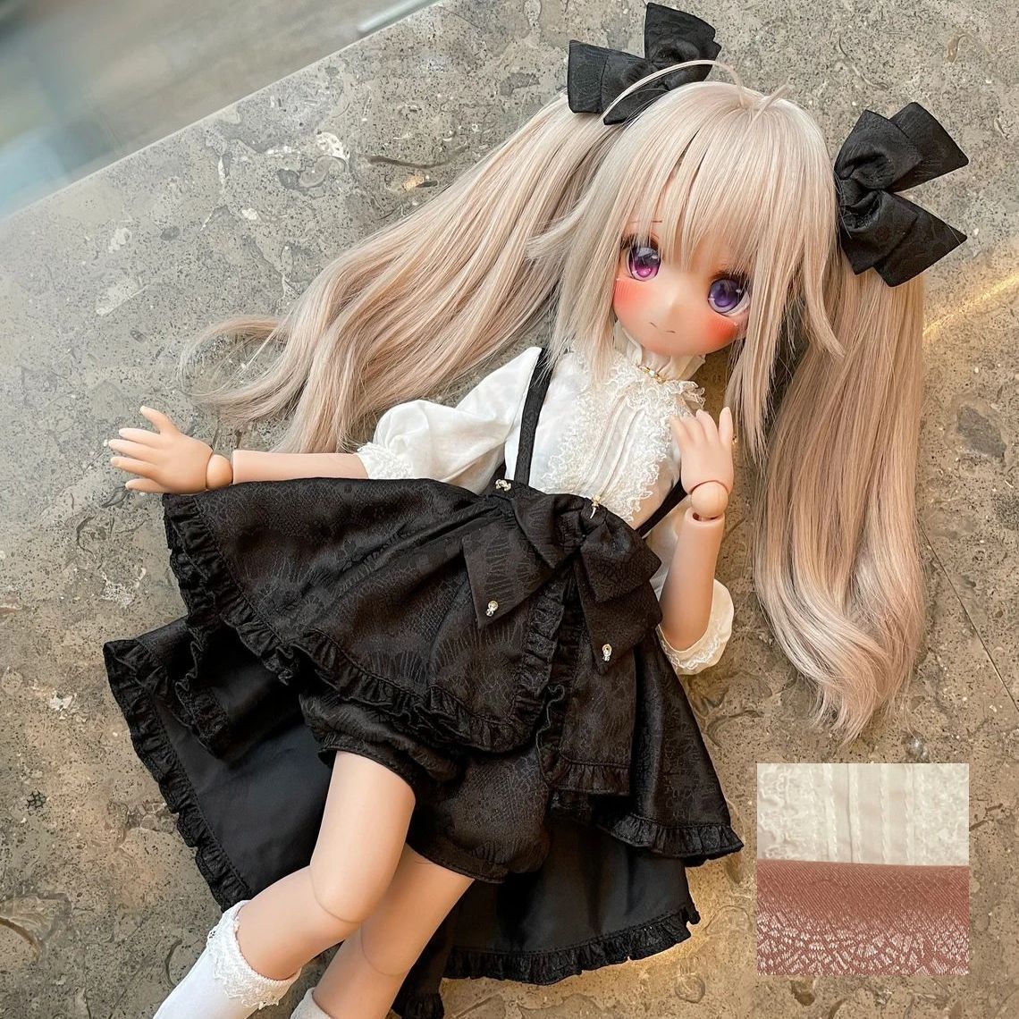 Limited)MDD/MSD outfit set - Afternoon Tea Time（White×Pink）（MSD・MiniDD）｜DOLK（ドルク）