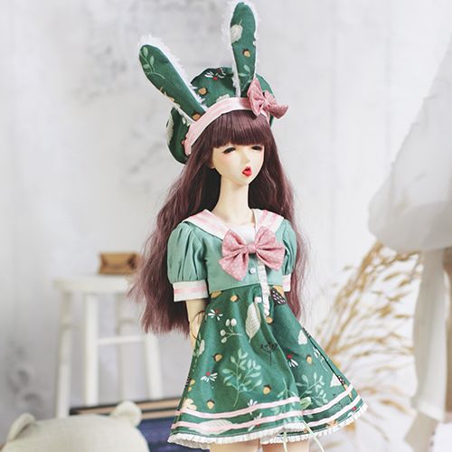 【2024_4プレオーダー】CMD000160 Green Floral Bunny（MSD・MiniDD）｜DOLK（ドルク）