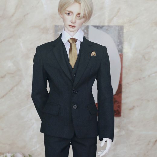 【期間限定】Monochrome Chic (Charcoal Grey) Full Length Pants: 65cm_Volks SD17（SD17 Boy）｜DOLK（ドルク）