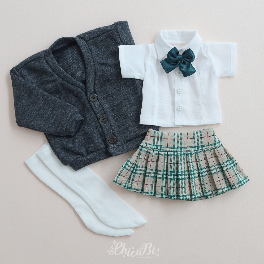 [Mini] School Uniform (Charcoal) ｜DOLK（ドルク）