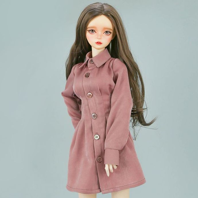 Shining Back Shirt Dress Indie Pink: MSD Girl（MSD）｜DOLK（ドルク）