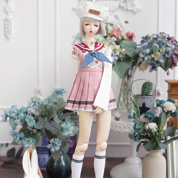 【2024_10プレオーダー】CMD000214 White Moody Kitty（MSD・MiniDD）｜DOLK（ドルク）