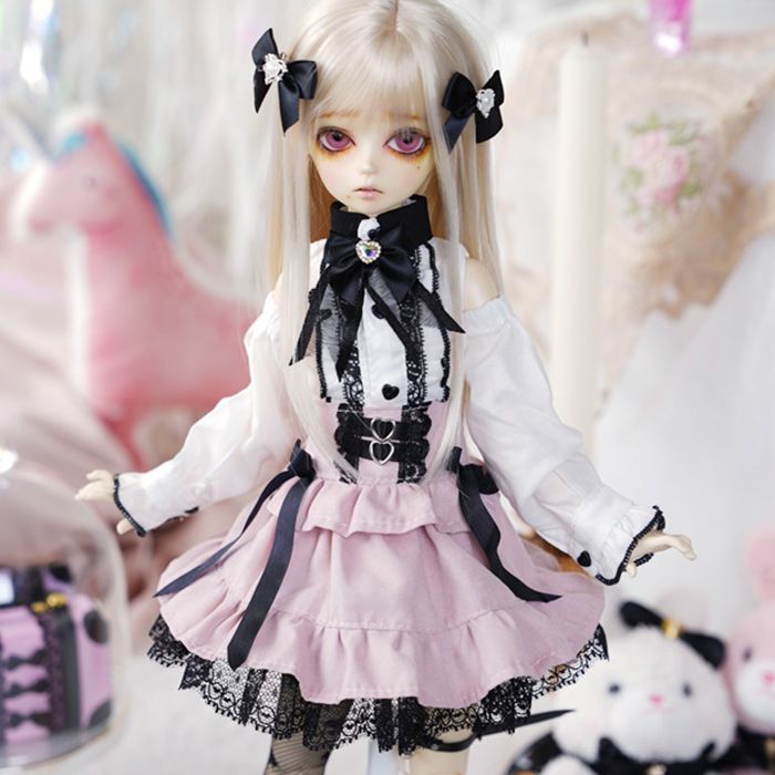 1/4 MDD[Be My Lover] Dress Set - White X Pink（MiniDD）｜DOLK（ドルク）