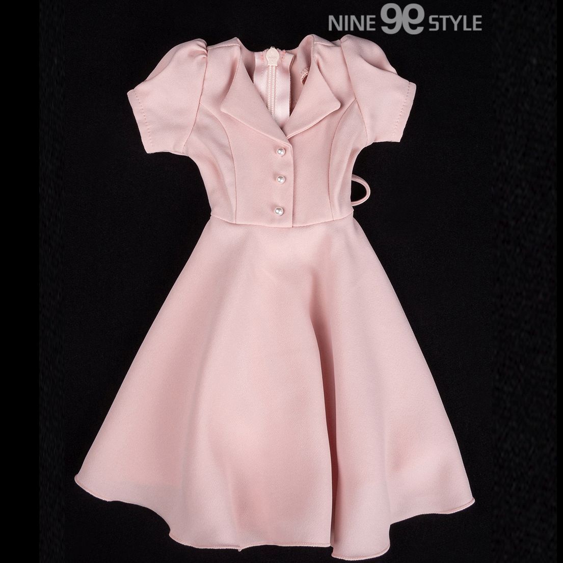 [MSD]Open collar flare one-piece(Pink) - MSD & MDD（MSD・MiniDD）｜DOLK（ドルク）