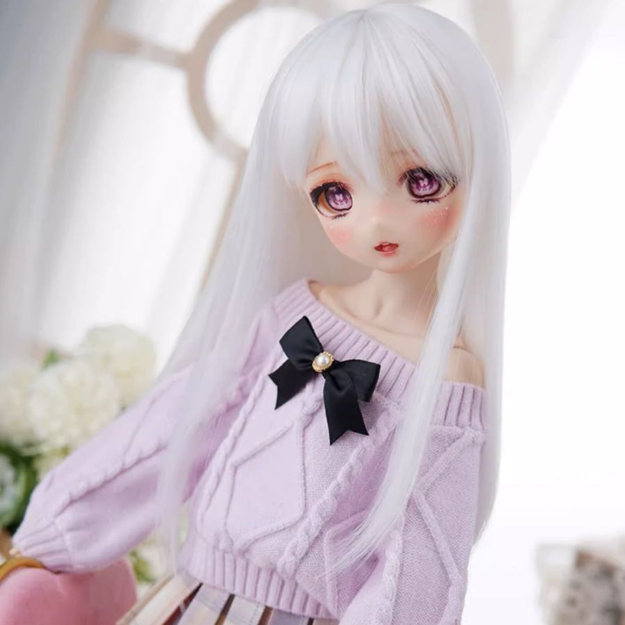 オフショルリボン紫(40cm/MSD/MDD/kumako)（MSD・MiniDD）｜DOLK（ドルク）