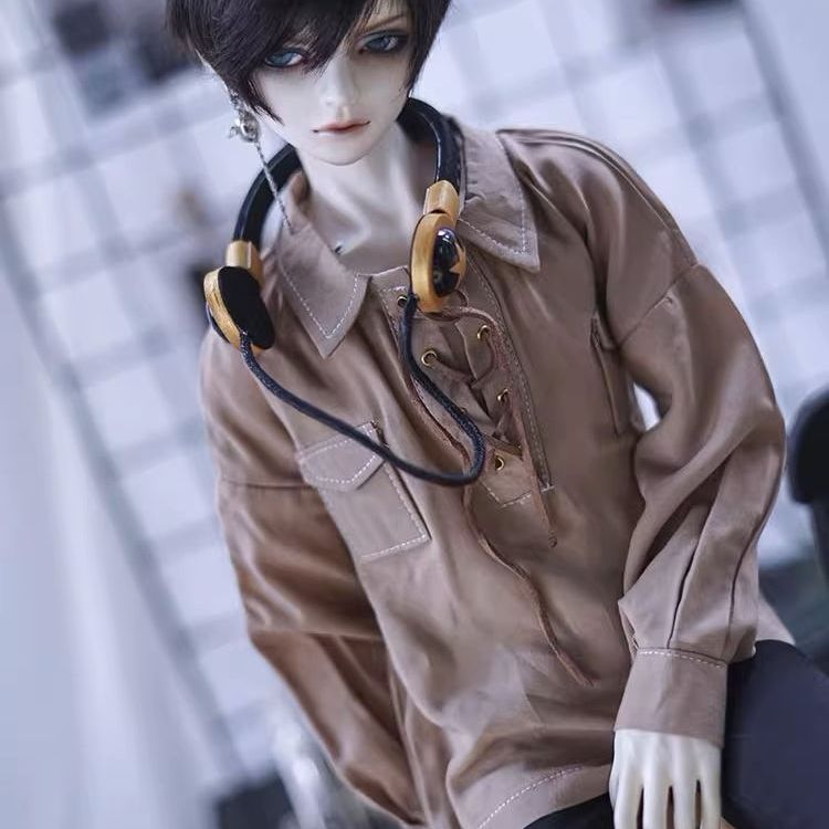 カジュアルチェストリボンシャツ（カーキ） 60cmBoy（SD13 Boy）｜DOLK（ドルク）