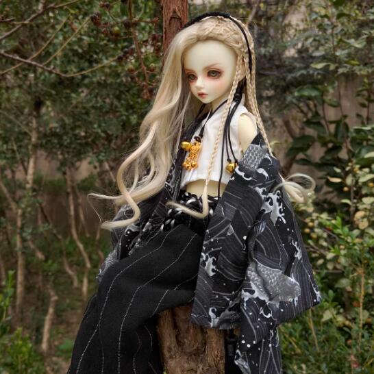 カスタム法被セット：黒色【1/4、MSD】（MSD）｜DOLK（ドルク）