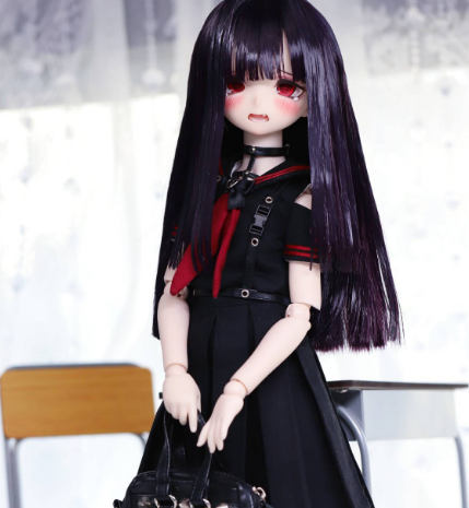 クロスセーラー黒(40cm/MSD/MDD)（MiniDD）｜DOLK（ドルク）