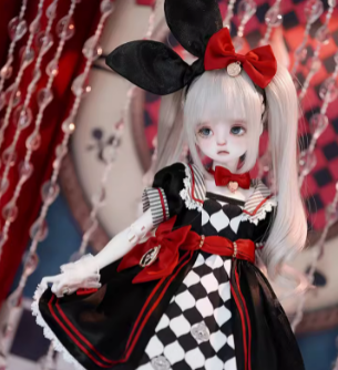 ポーカーラビット黒(30cm/Yosd)（YoSD）｜DOLK（ドルク）