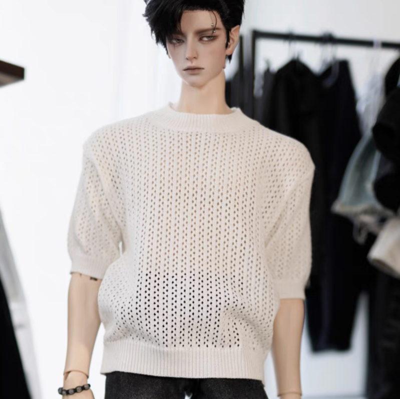 サマーニット白(40cm/MSD/MDD)（MiniDD）｜DOLK（ドルク）