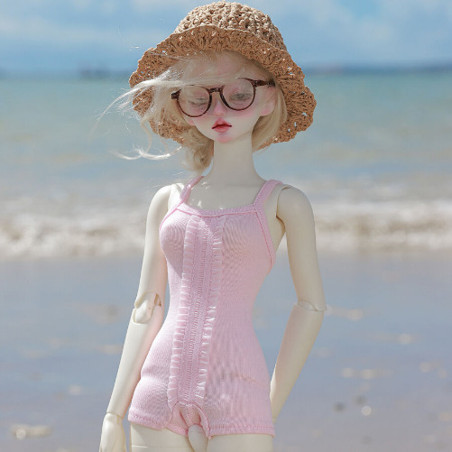 ワンピース水着：ピンク（40cm,MSD対応）（MSD）｜DOLK（ドルク）