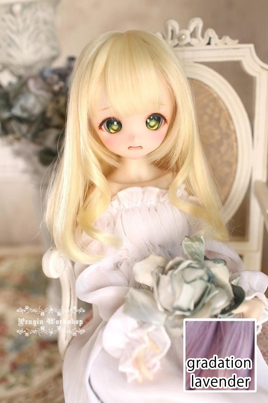 heat resistant wig - Katrina -Gradation lavender(8-9inch)｜DOLK（ドルク）