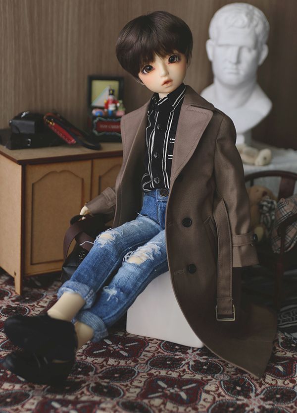 【期間限定】Trench Coat (solid) msd(43cm) -Cappuccino Beige｜DOLK（ドルク）