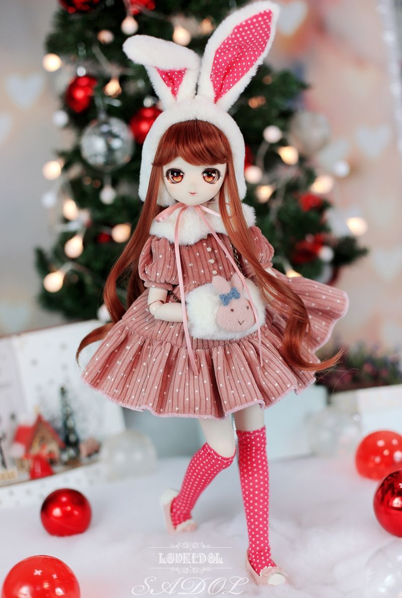 2021 Christmas [White Rabbit] MDD: Hat 6-7inch｜DOLK（ドルク）