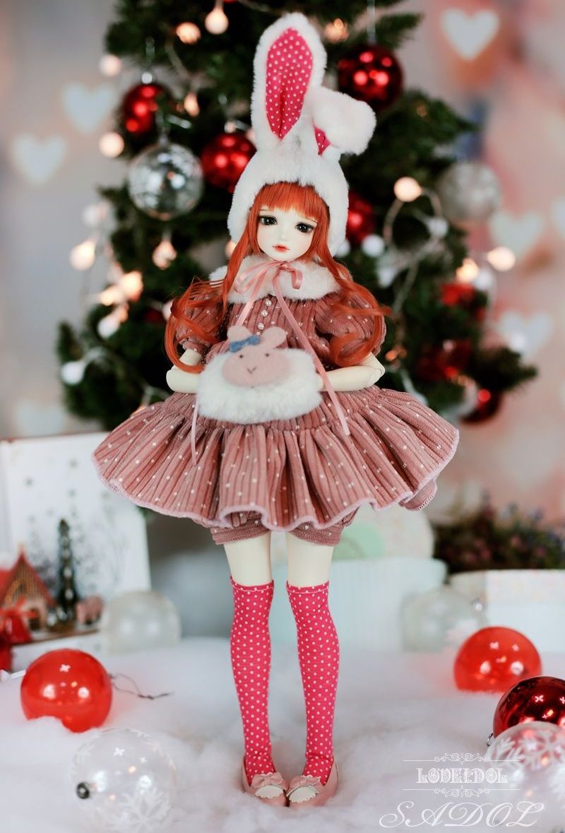 2021 Christmas [White Rabbit] MSD: Hat 6-7inch｜DOLK（ドルク）