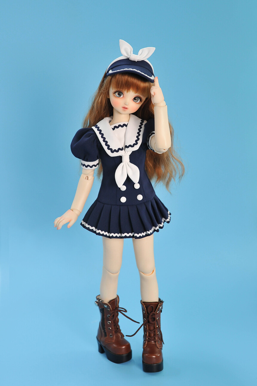 【数量限定】Marine Wave - MSD, MDD GIRL: Dark Navy/8~9inch｜DOLK（ドルク）