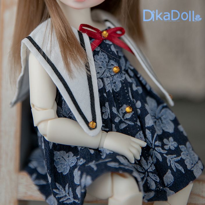 Sailor Neck Tank Dress-Indigo｜DOLK（ドルク）