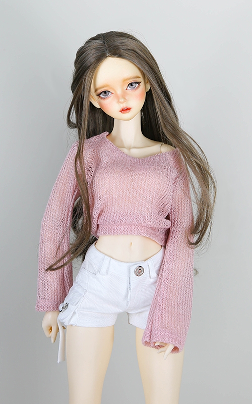 GIRL V-neck Knit -SD13Girl (Pink)｜DOLK（ドルク）