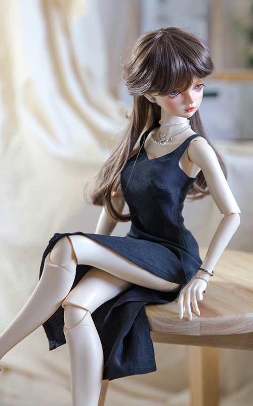 Long Sleeveless Dress -SD13Girl (Black)｜DOLK（ドルク）