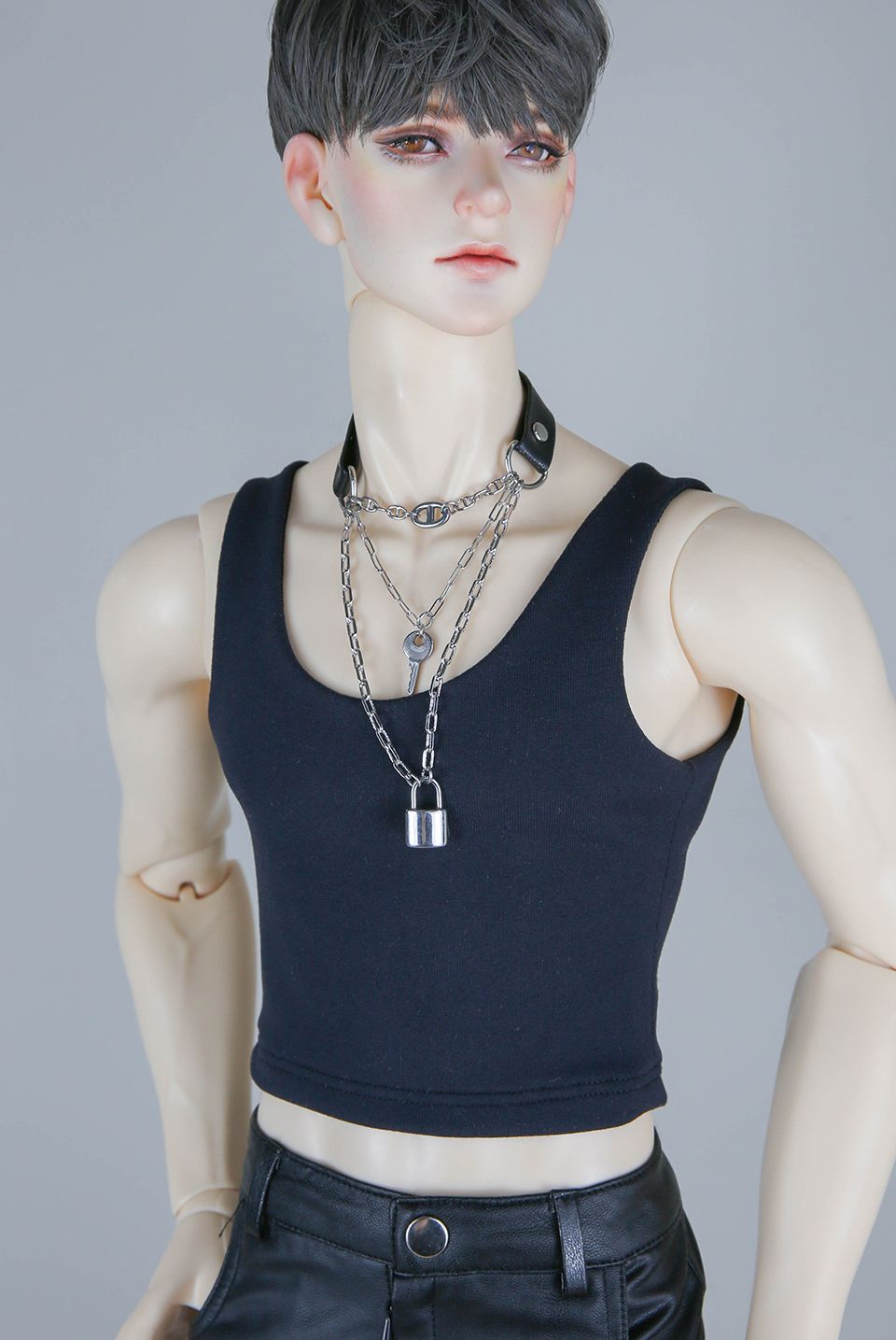 Cropped Sleeveless -70cm (Black) ｜DOLK（ドルク）
