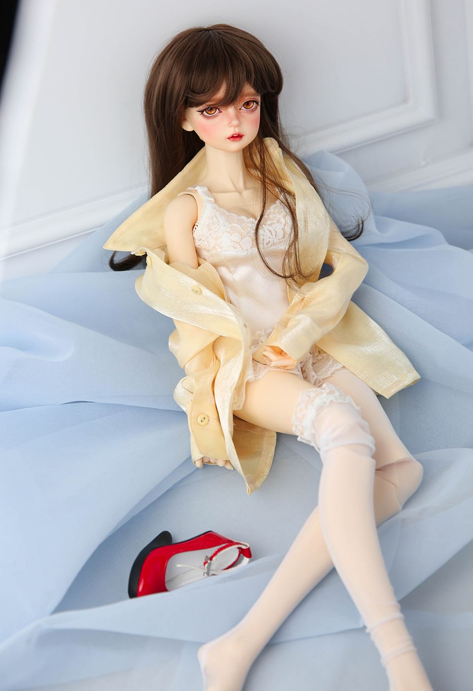 Stockings -SD13~16gir (White)｜DOLK（ドルク）