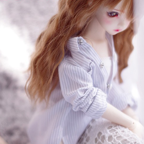 Leisure Stripe Shirts - Light Blue (MSD,1/4)（MSD）｜DOLK（ドルク）