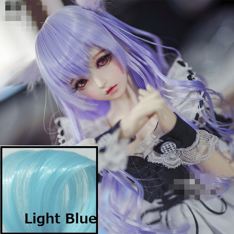 ロングカール(Light Blue) - 7-8inch｜DOLK（ドルク）