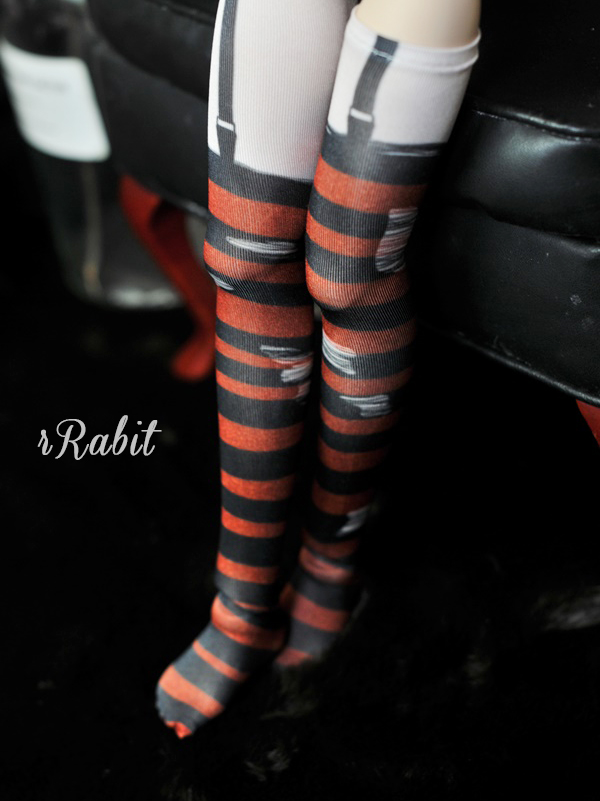 MDD[Coven Socks] - Rotten Stripe (Red) - CVS190902｜DOLK（ドルク）