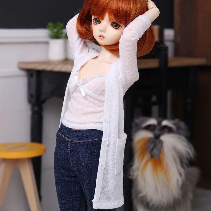 COSMOS Cardigan_White[MSD](fits MSD, SDM, MDD) （MSD・MiniDD）｜DOLK（ドルク）