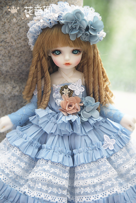 【30cm】blue flower【ドレス】（YoSD）｜DOLK（ドルク）