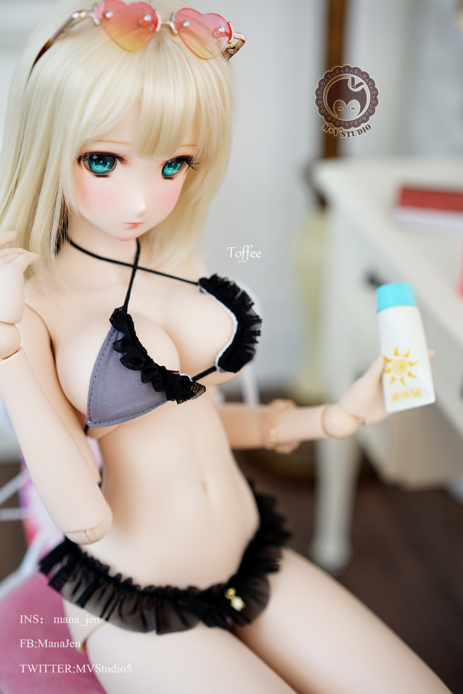 【MSD/MDD】フリルビキニ gray（MSD・MiniDD）｜DOLK（ドルク）
