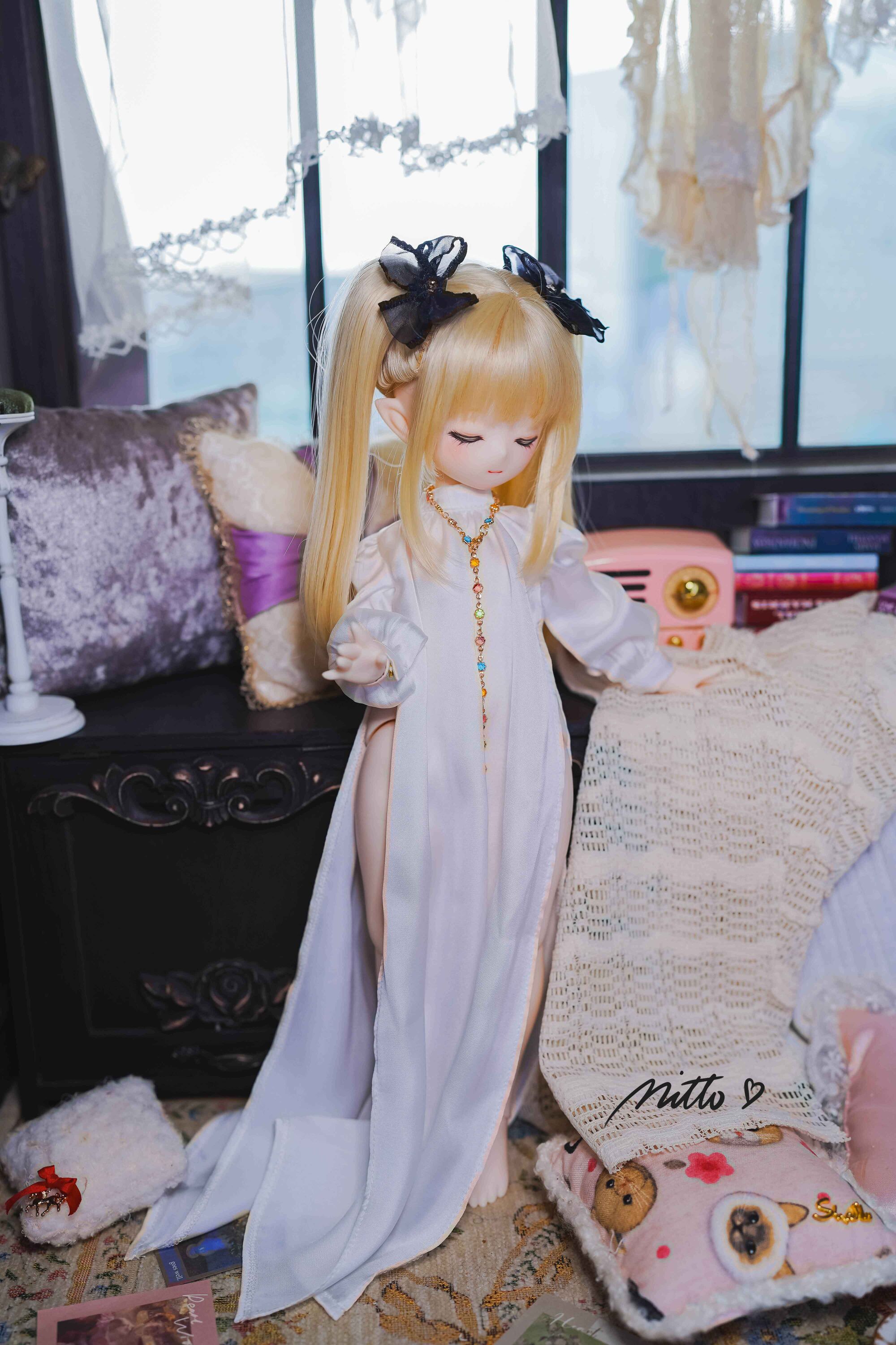 ホワイトロングスカートドレス【MDD/MSD】（MSD・MiniDD）｜DOLK（ドルク）