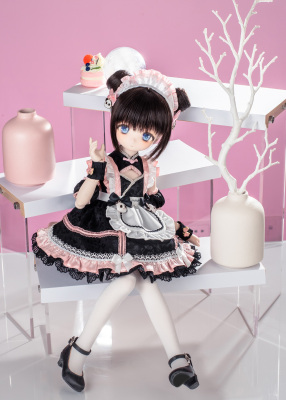 ぱぱんだドレス桃(40cm/MSD/MDD)｜DOLK（ドルク）
