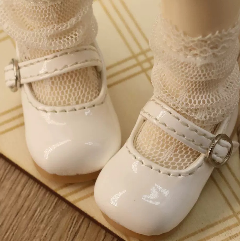 パテントレザーローファー（亮白：6分）30cm（YoSD）｜DOLK（ドルク）