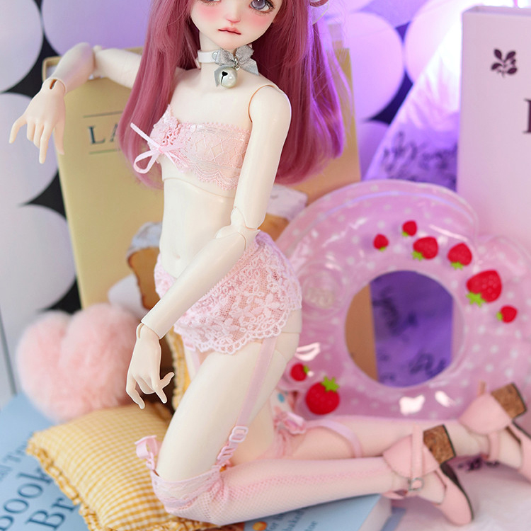 ブラ＆ショーツセット：ピンク（40cm対応）（MSD）｜DOLK（ドルク）