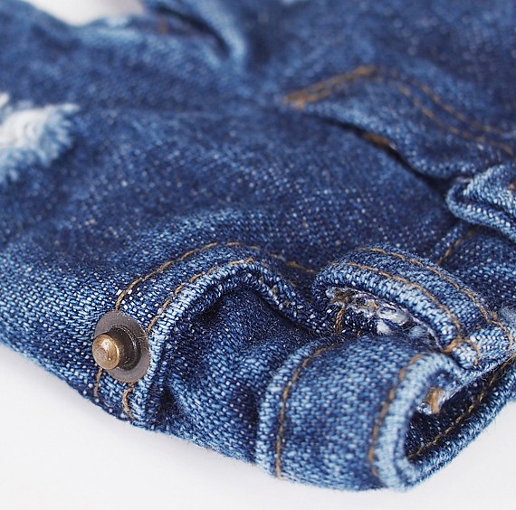 [MSD]Denim damages pants(Blue jean)｜DOLK（ドルク）