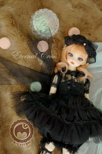 Mary Cross(Black) 40cm MSD/MDD（MSD・MiniDD）｜DOLK（ドルク）