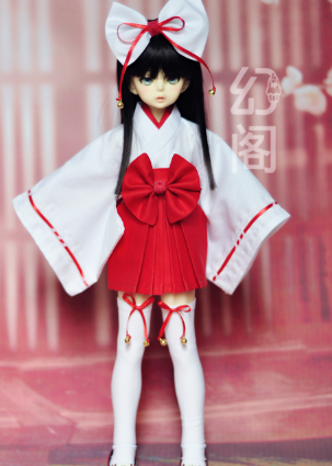 白巫女服 40cm(MSD,MDD)｜DOLK（ドルク）