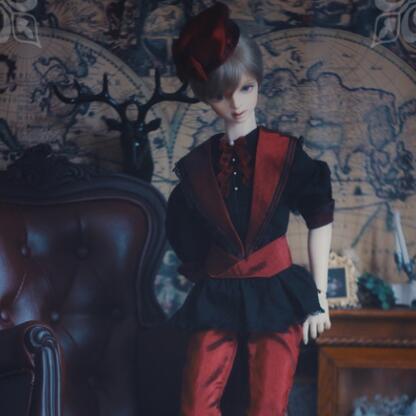 Royal Library (Black×Red) 30cm(YOSD)｜DOLK（ドルク）